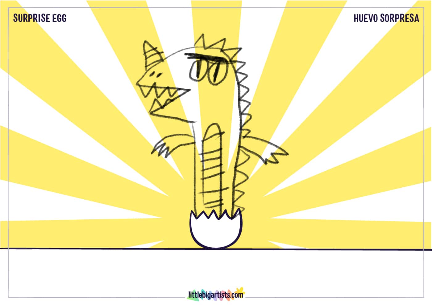 Little Big Artists - Worksheets that spark child's creativity