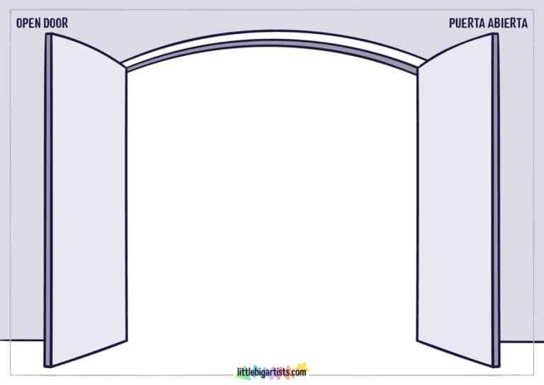 Open Door Creativity Worksheet - Little Big Artists