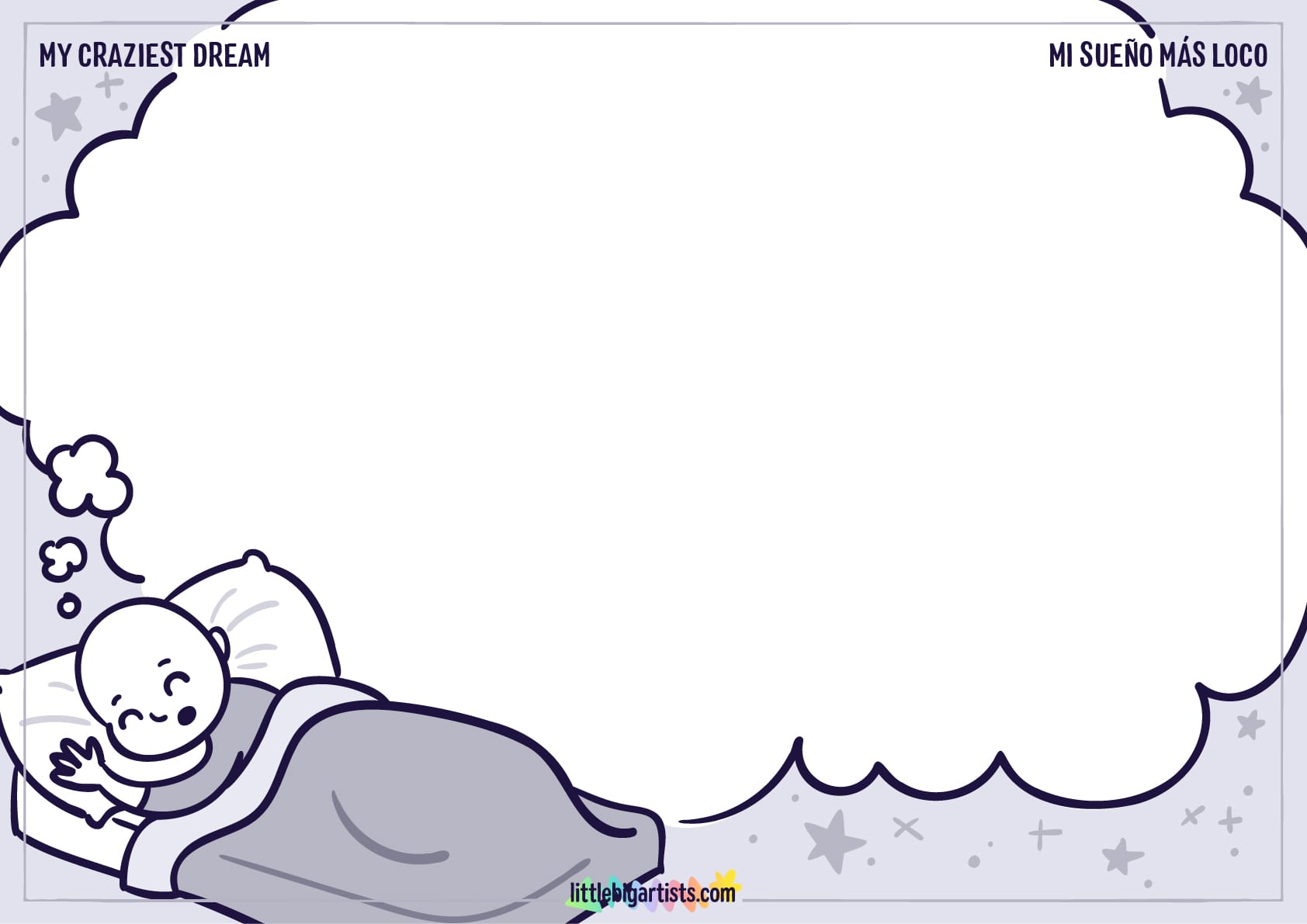 My Craziest Dream Drawing Activity - Little Big Artists